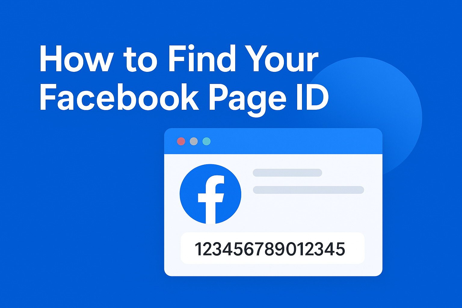 How to Find your Facebook Page ID | Blogger Tips and Tricks
